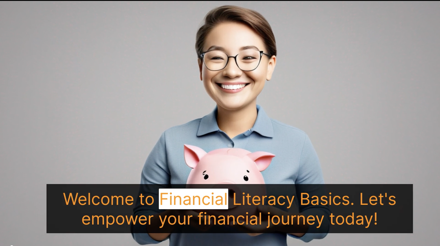Financial Literacy Training | Steve.AI Sample Video