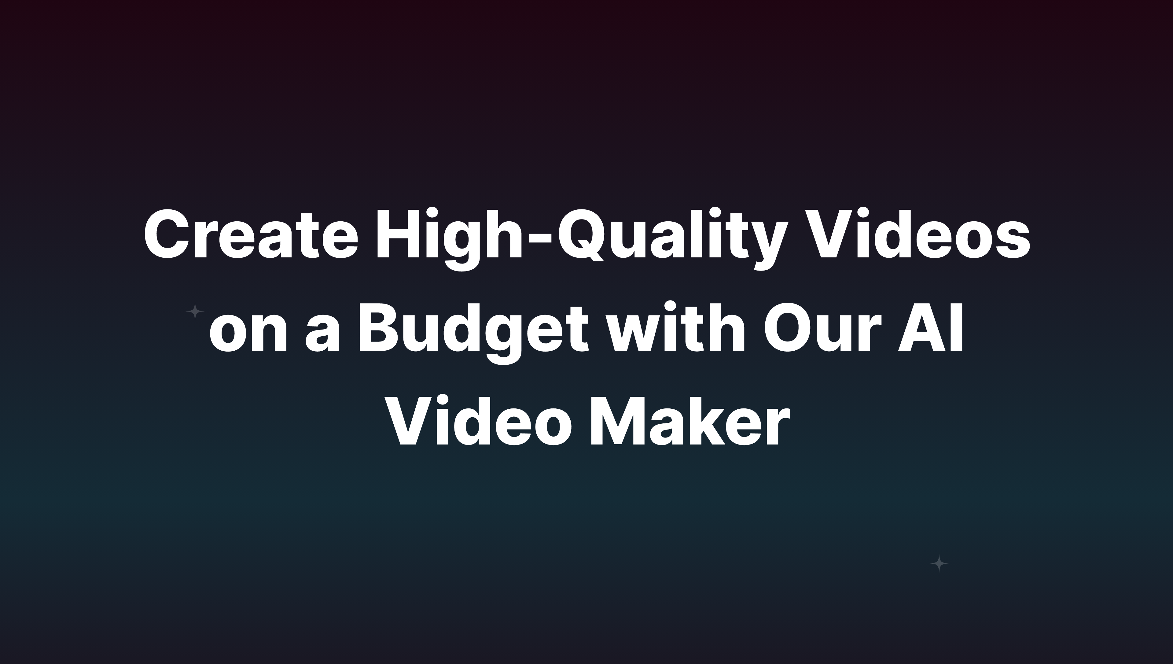 Create Engaging Videos Instantly with our AI video maker