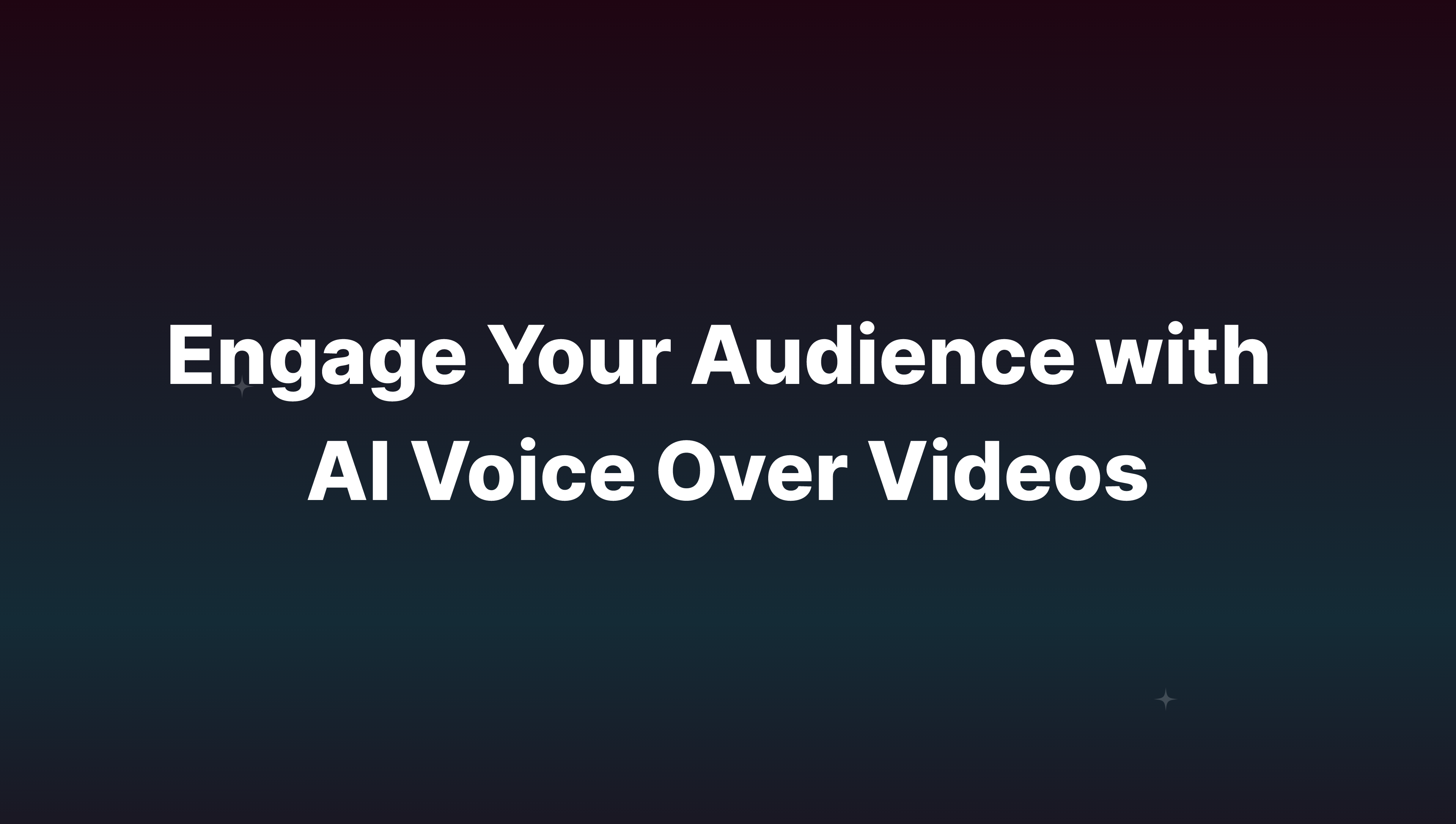 AI Voice Over Video Maker - Create Stunning Training Videos Online