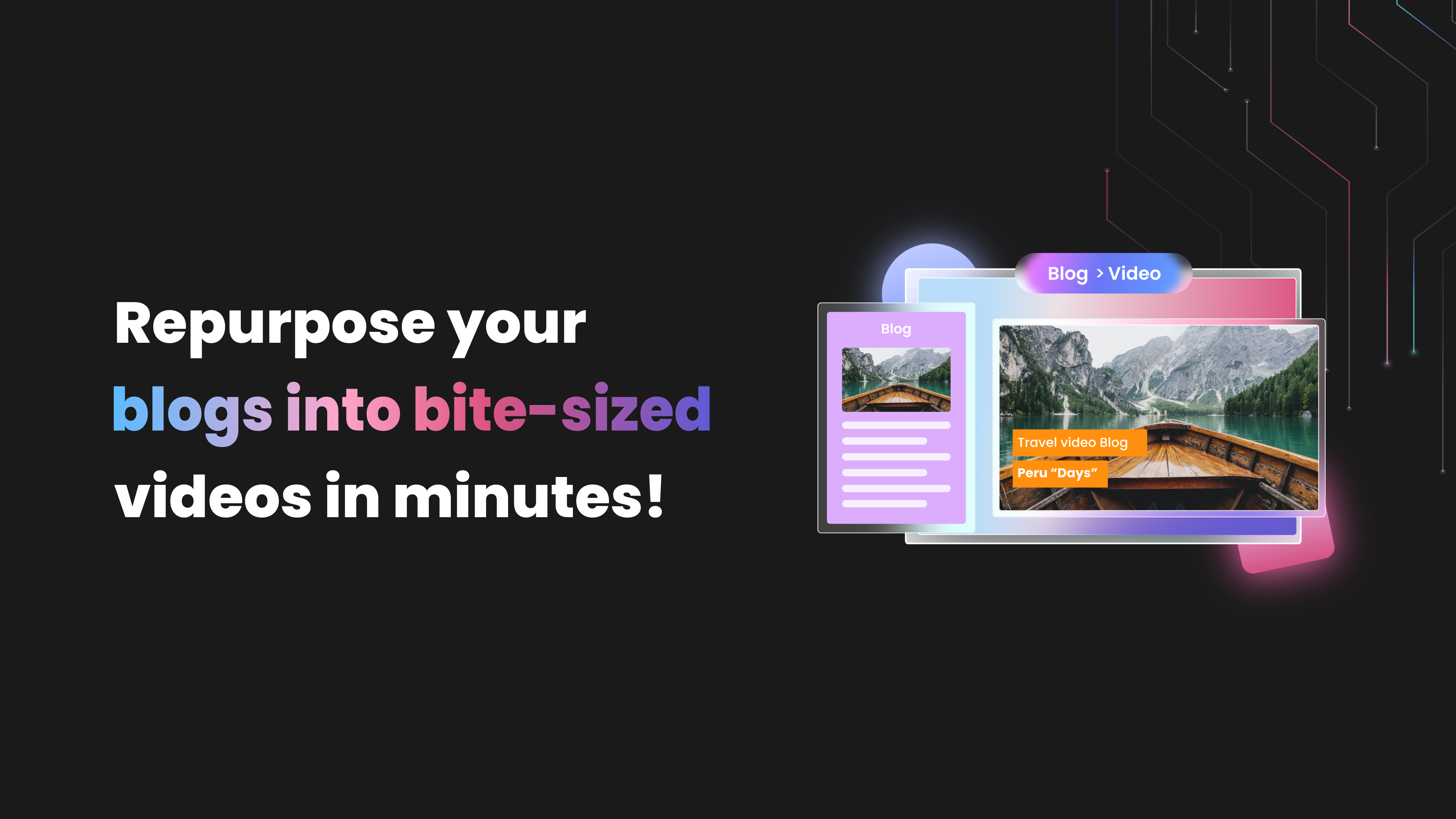 Blog to Live Video Maker | Convert Blog to Live Video