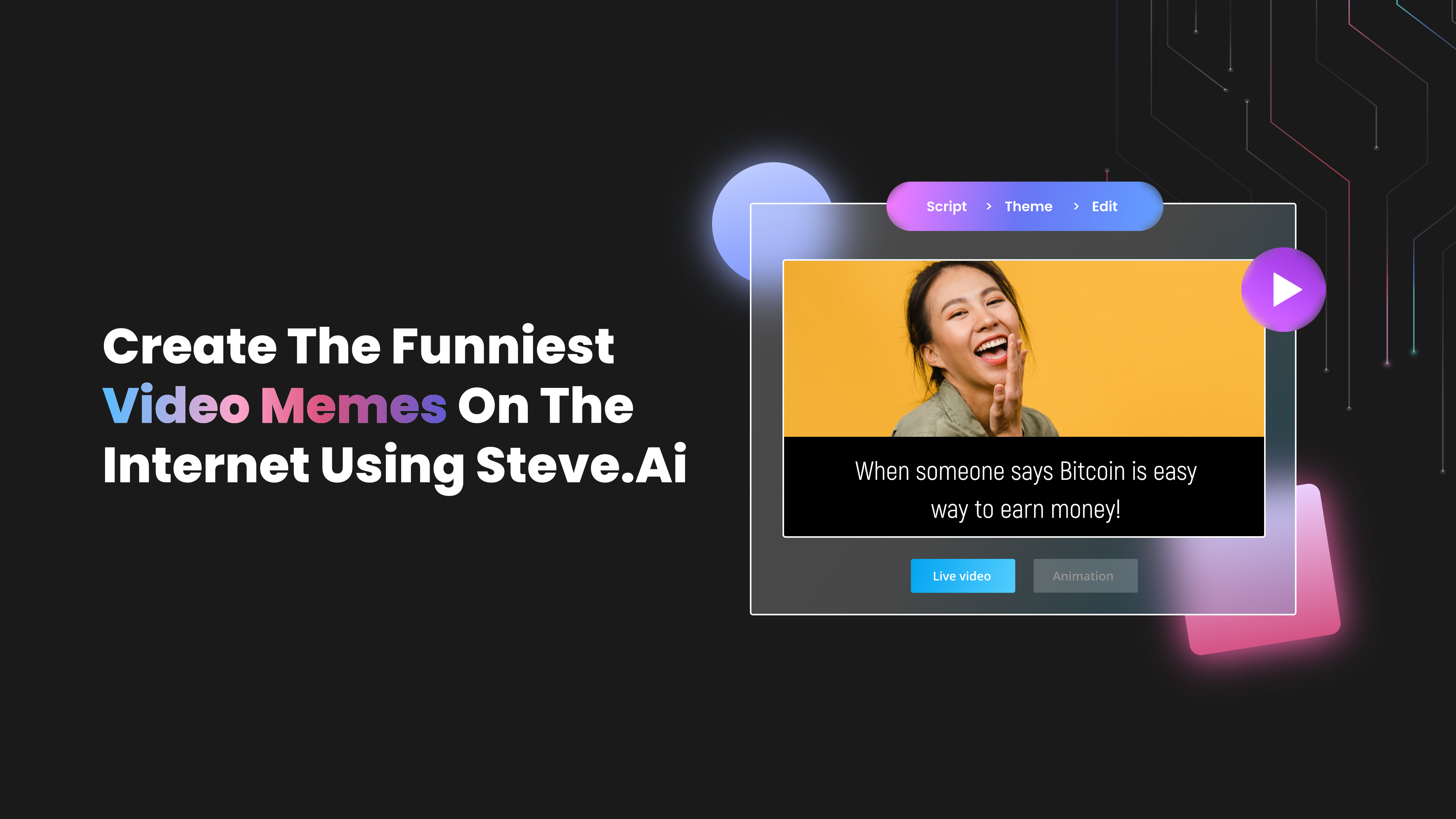 Steve.AI Video Meme Maker - Create Funny Memes Online for Free