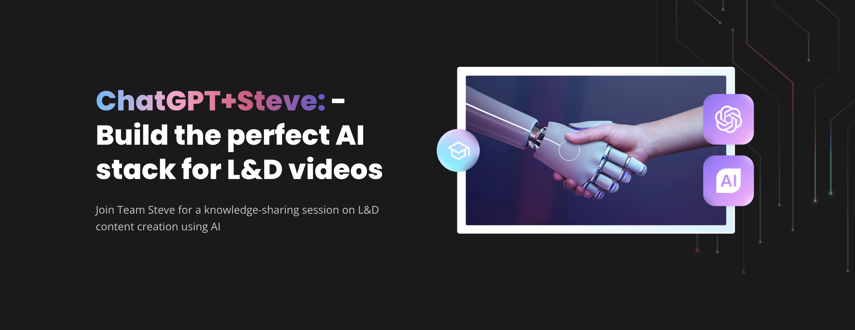 Build Perfect Ai Stack For Learning Development Videos With Chatgpt And Steve Steve Webinar