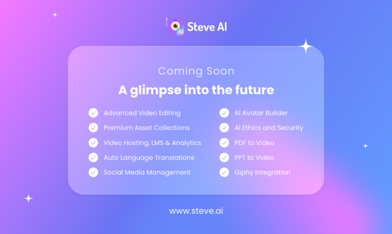 Introducing Steve AI 2.0 - 11 Highly Anticipated Features Launch ...